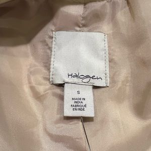 Halogen | Jackets & Coats | Nwt Collarless No Zipper Genuine Leather ...